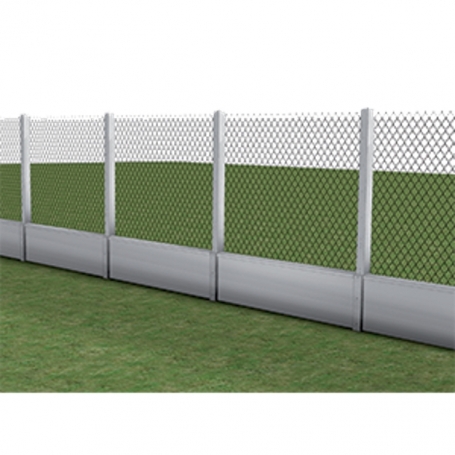 Poteaux pour clôture MIXTE | Ingeshop - POTEAU DE SOUBASSEMENT - Réf ...